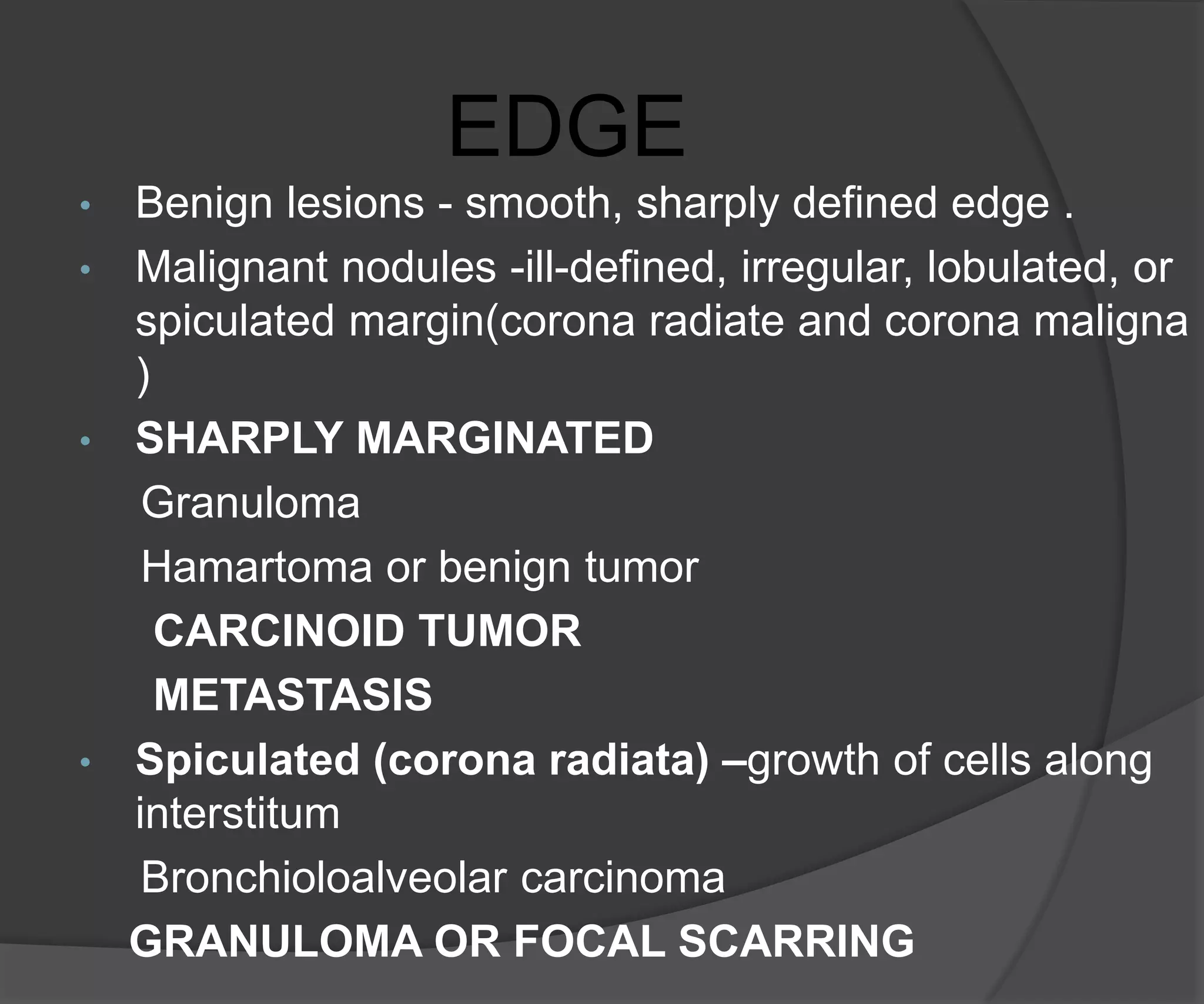 Solitary pulmonary nodule | PPTX