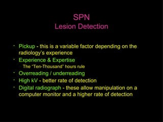 Solitary pulmonary nodule (SPN) | PPT