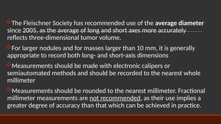 Solitary Pulmonary Nodule: Diagnosis and Management (Fleischner Society ...