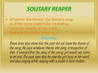 Solitary reaper.ppt