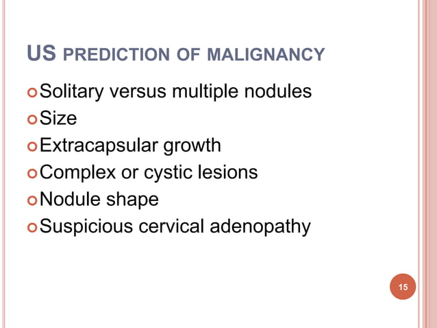Solitary Thyroid Nodule Pptx Thyroid Disorders Endocrine And Metabolic Diseases