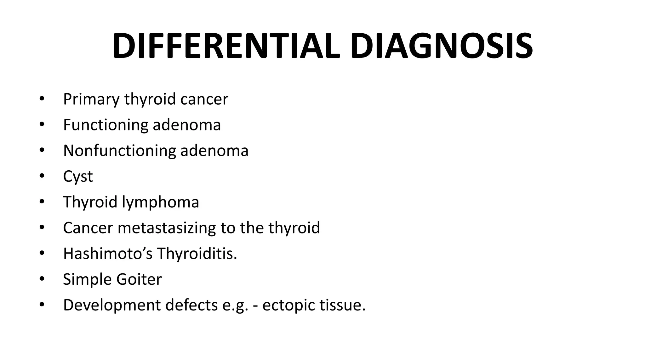 Solitary thyroid nodule | PPTX