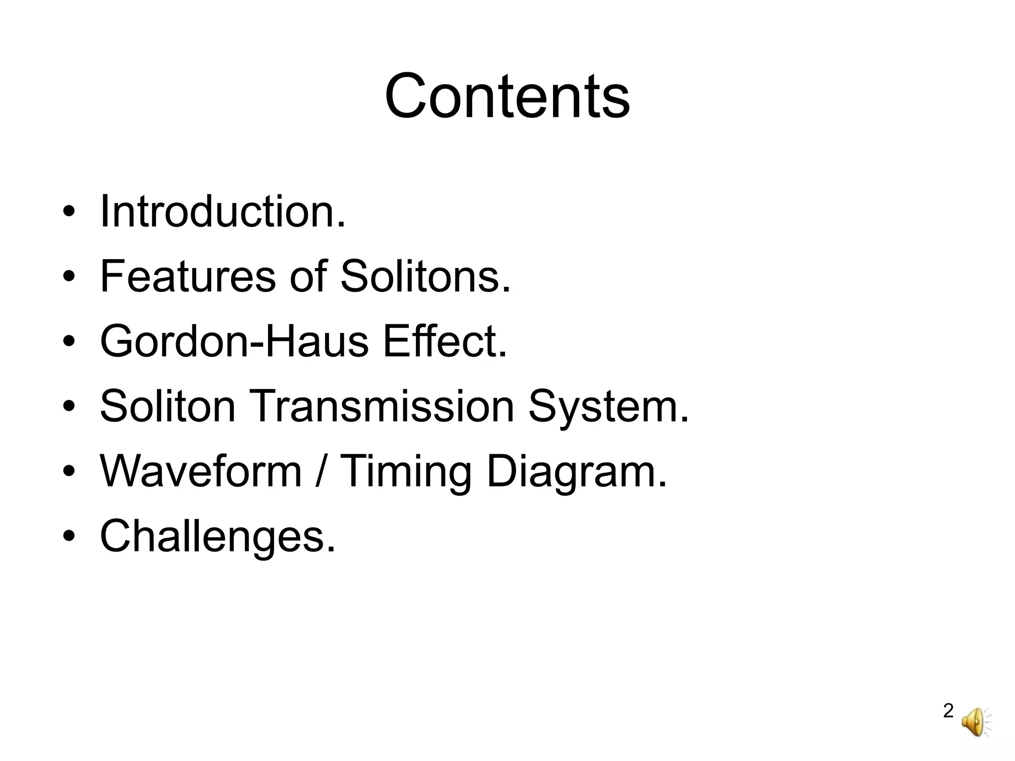 Soliton systems | PPT