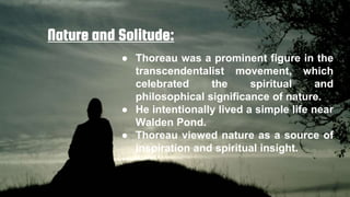 "Solitude" from Waldon by Henry David Thoreau.pptx