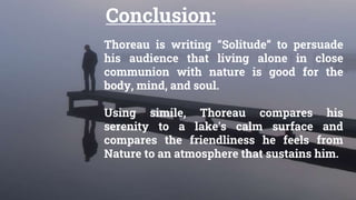 "Solitude" Walden from by Henry David Thoreau.pptx