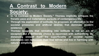 ''Solitude'' by Henry David Thoreau.pptx