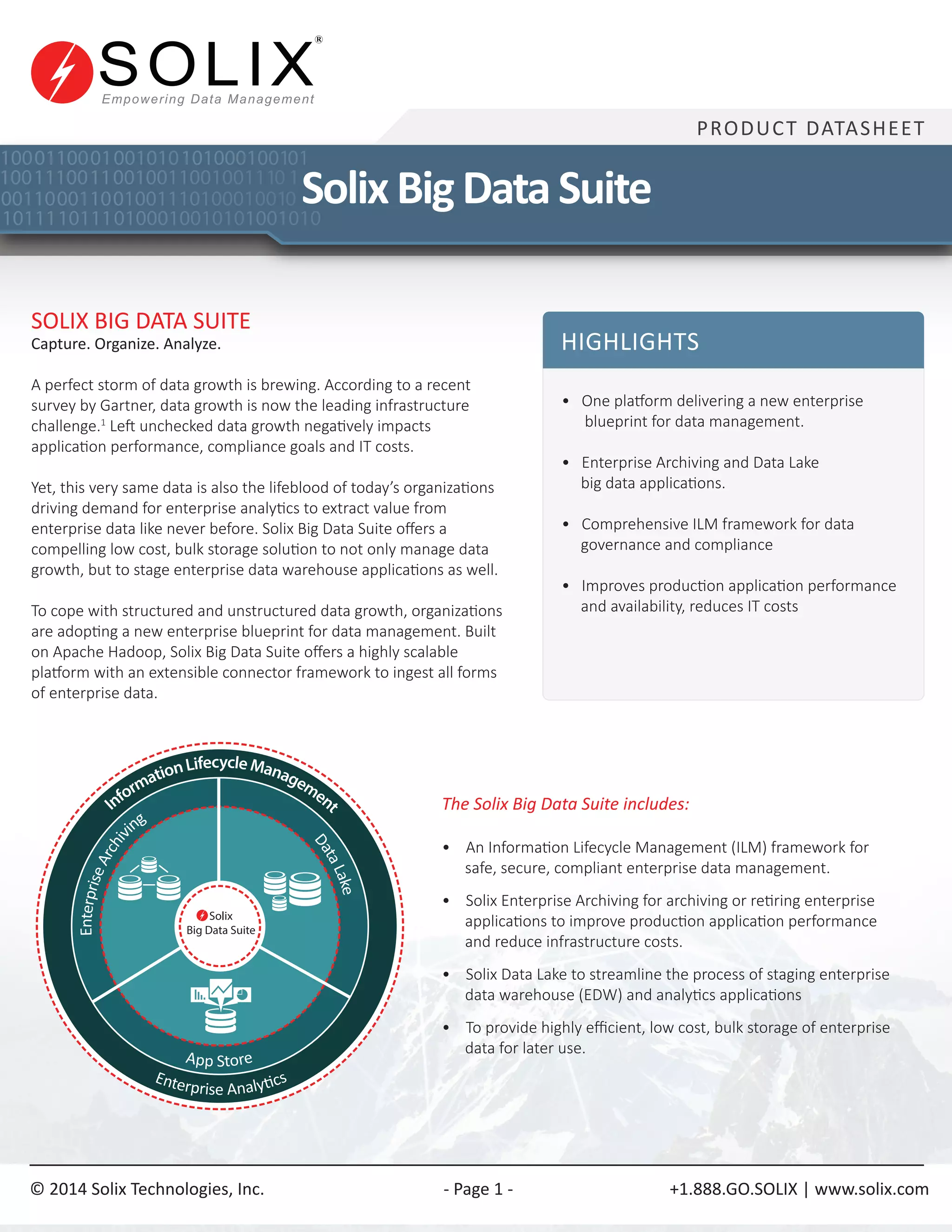 Solix Big Data Suite | PDF