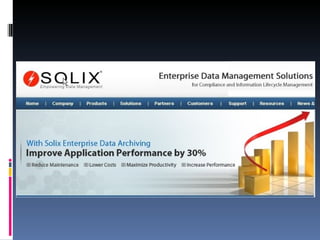 SOLIX - Empowering Data Management | PPT