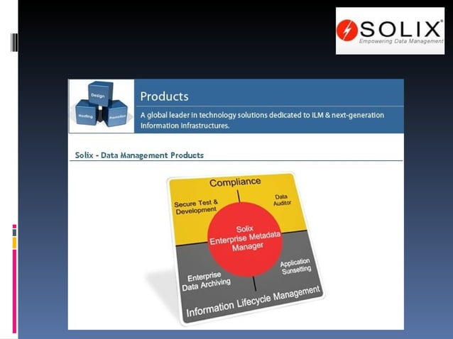 SOLIX - Empowering Data Management | PPT