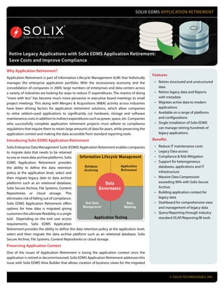 Solix edms application retirement | PDF