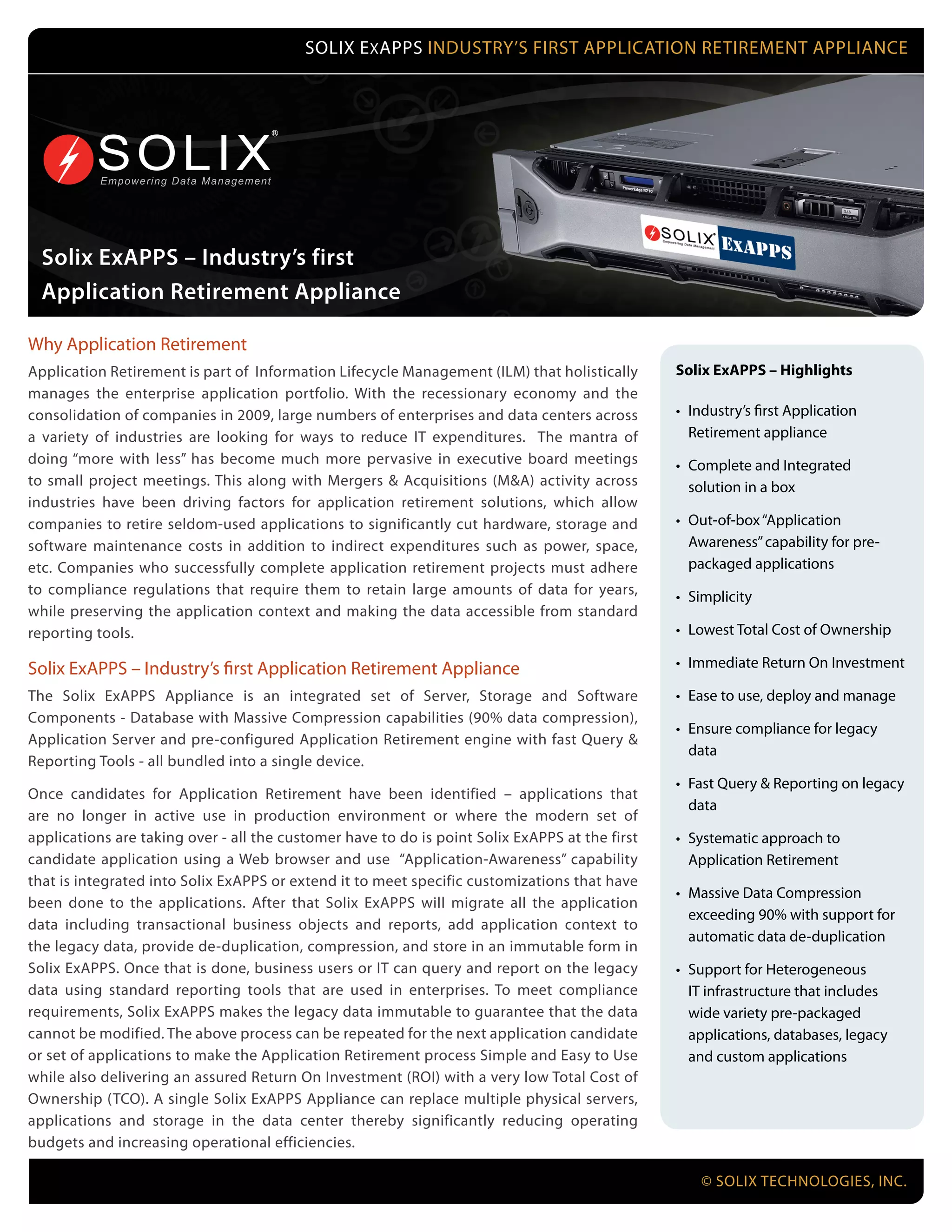 Solix ExAPPS | PDF
