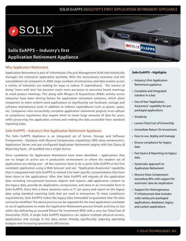Solix ExAPPS | PDF