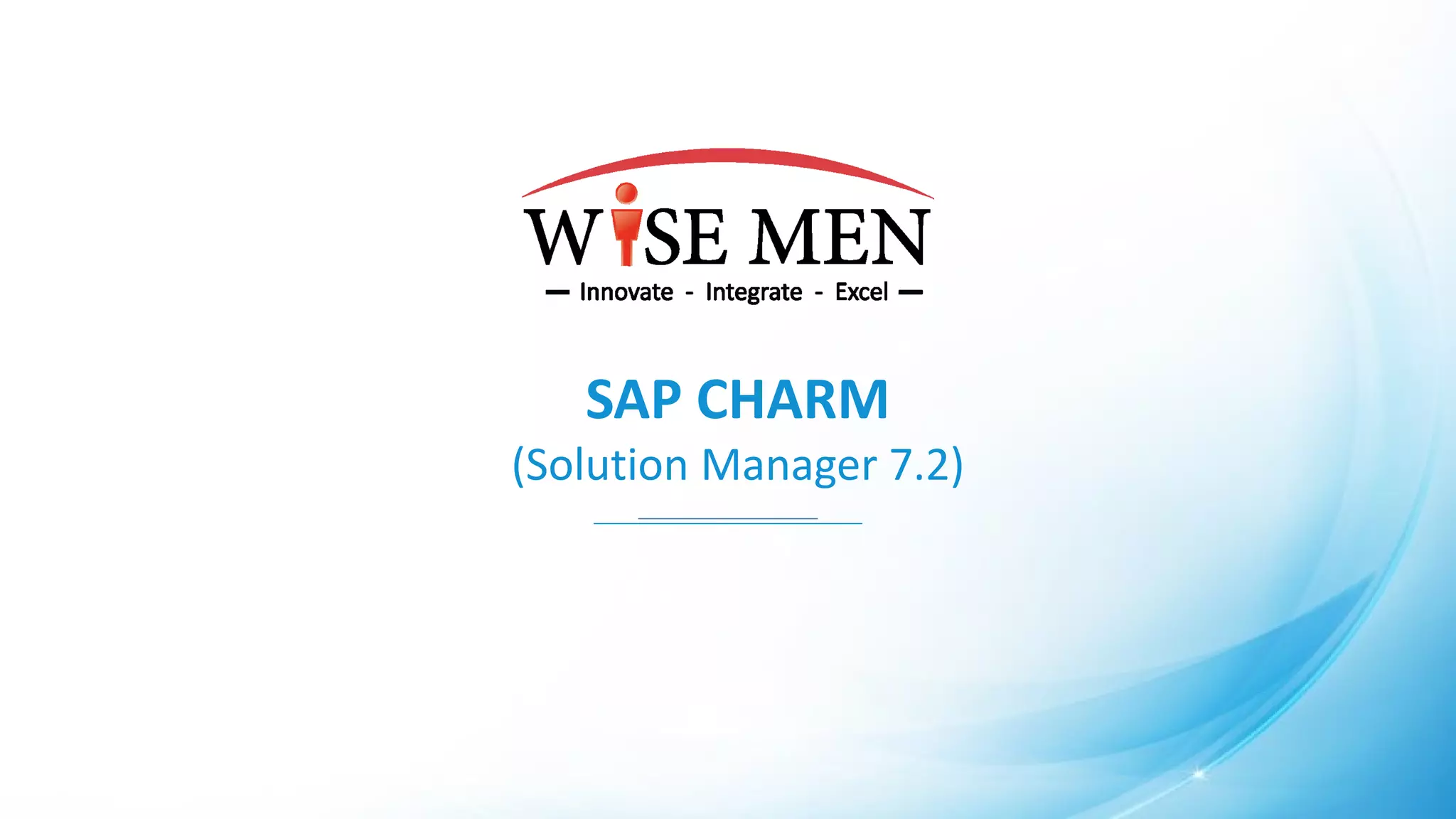 SolMan CHARM Webinar | PDF