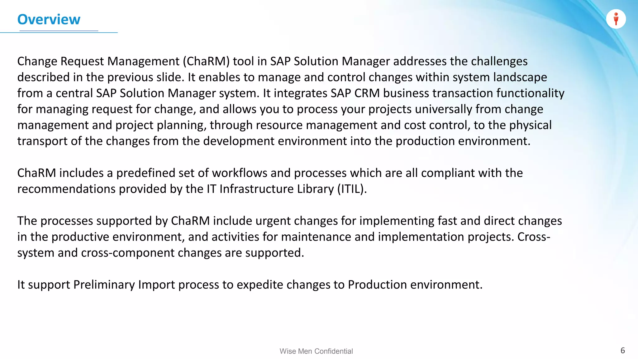 SolMan CHARM Webinar | PDF