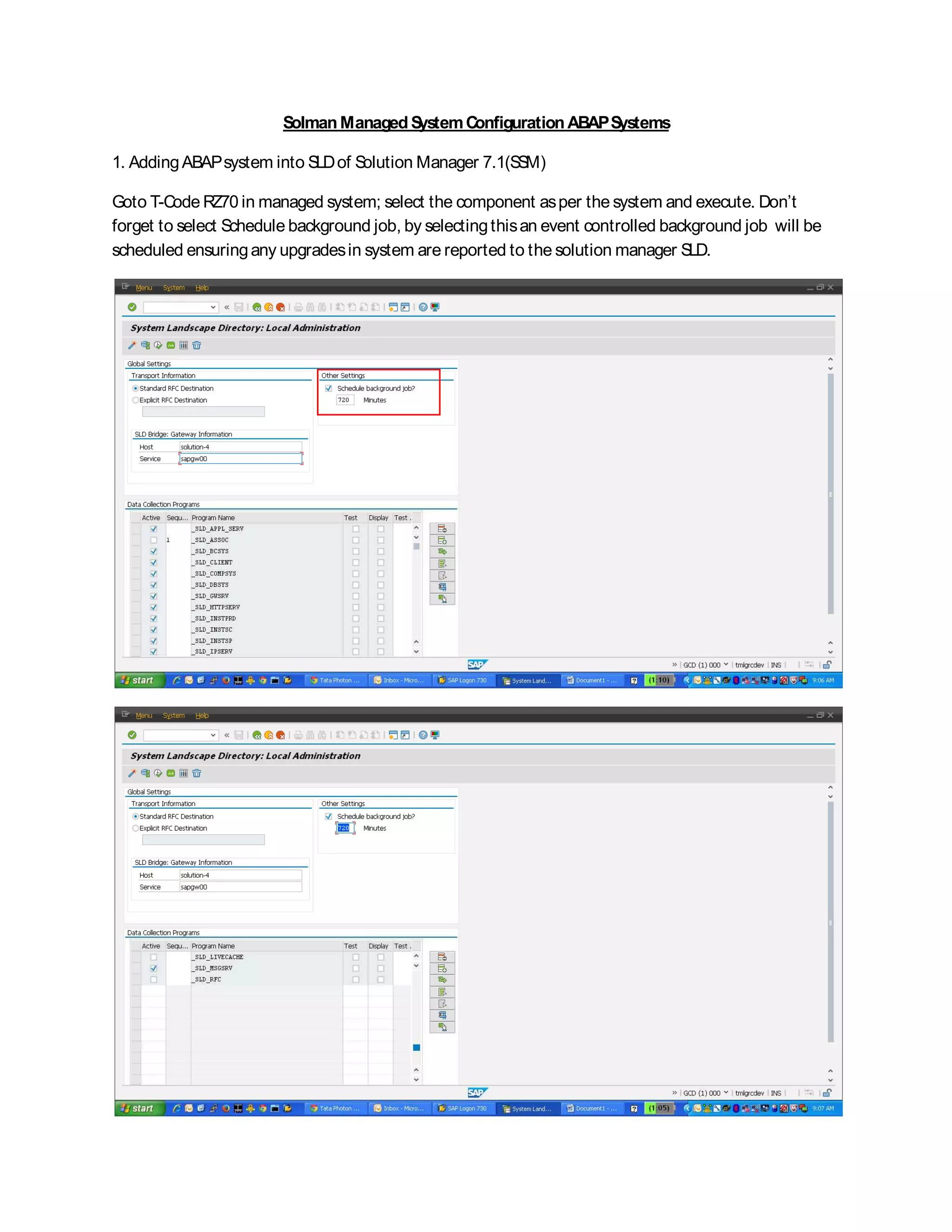 Solman managed system_configuration_abap_systems-libre | PDF | Operating Systems | Computer ...