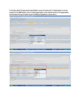 Solman managed system_configuration_abap_systems-libre | PDF | Operating Systems | Computer ...