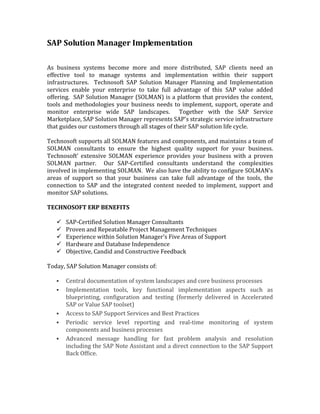 Solman Technosoft | PDF