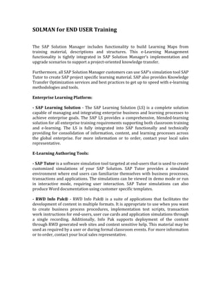 Solman Technosoft | PDF