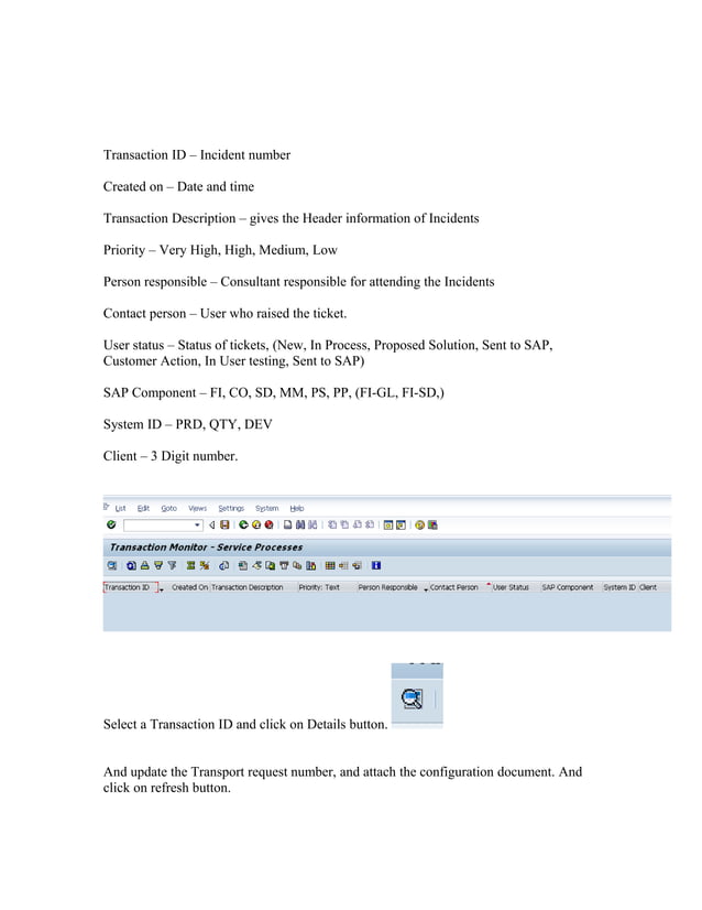How to View/ open/ update/ close SOLMAN tickets | DOC | Technology ...