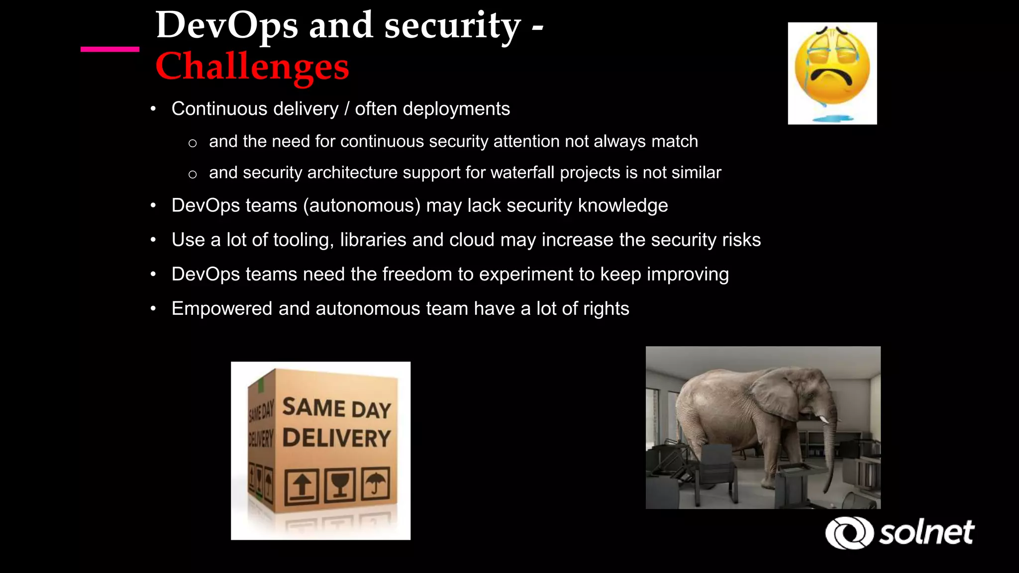 Solnet dev secops meetup | PPT