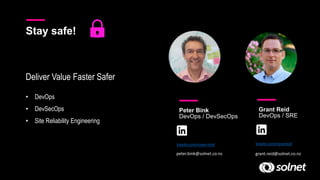 Solnet dev secops meetup | PPT