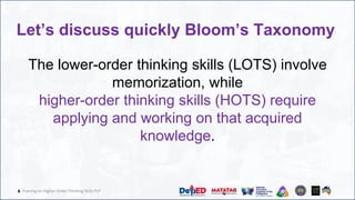 SOLO-and-HOTS-in-the-Classroom.pptx