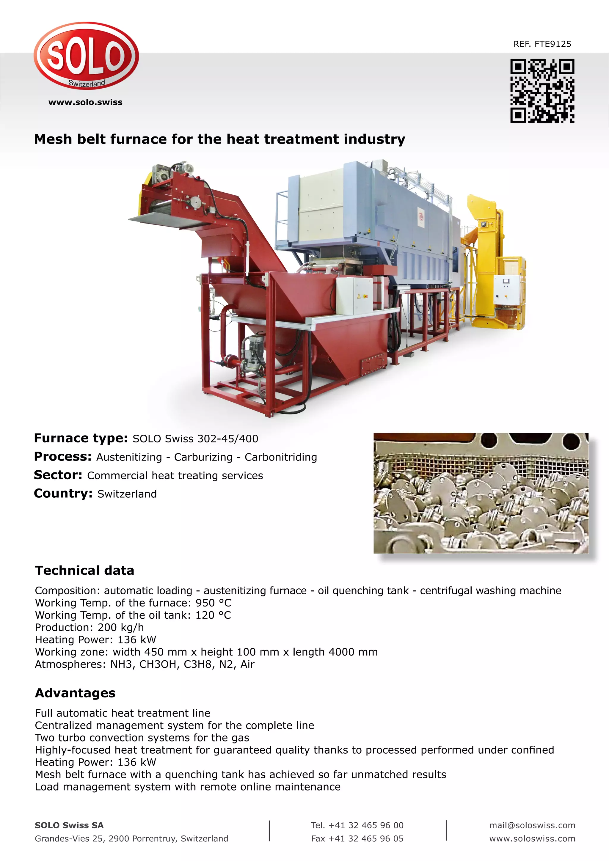 Mesh Belt Furnace for the Heat Treatment Industry | PDF