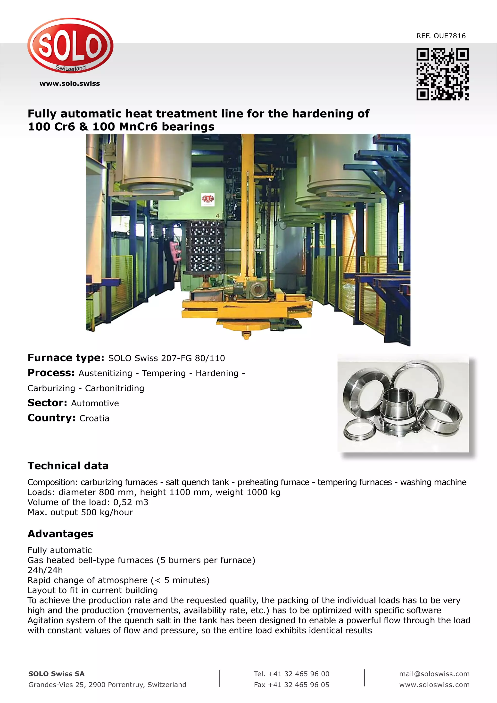 Fully automatic heat treatment plant | PDF