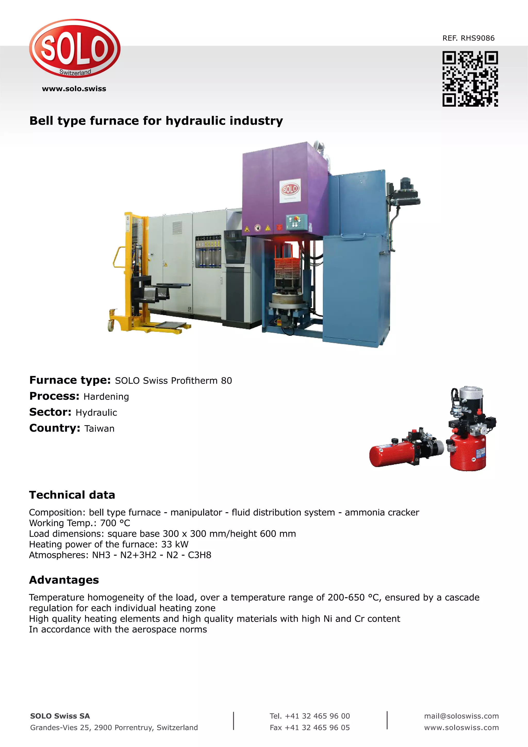 Bell type furnace for hydraulic industry | PDF