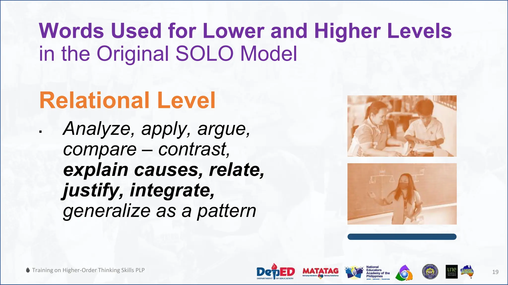 SOLO and HIGHER ORDER THINKING SKILLS in the Classroom.pptx