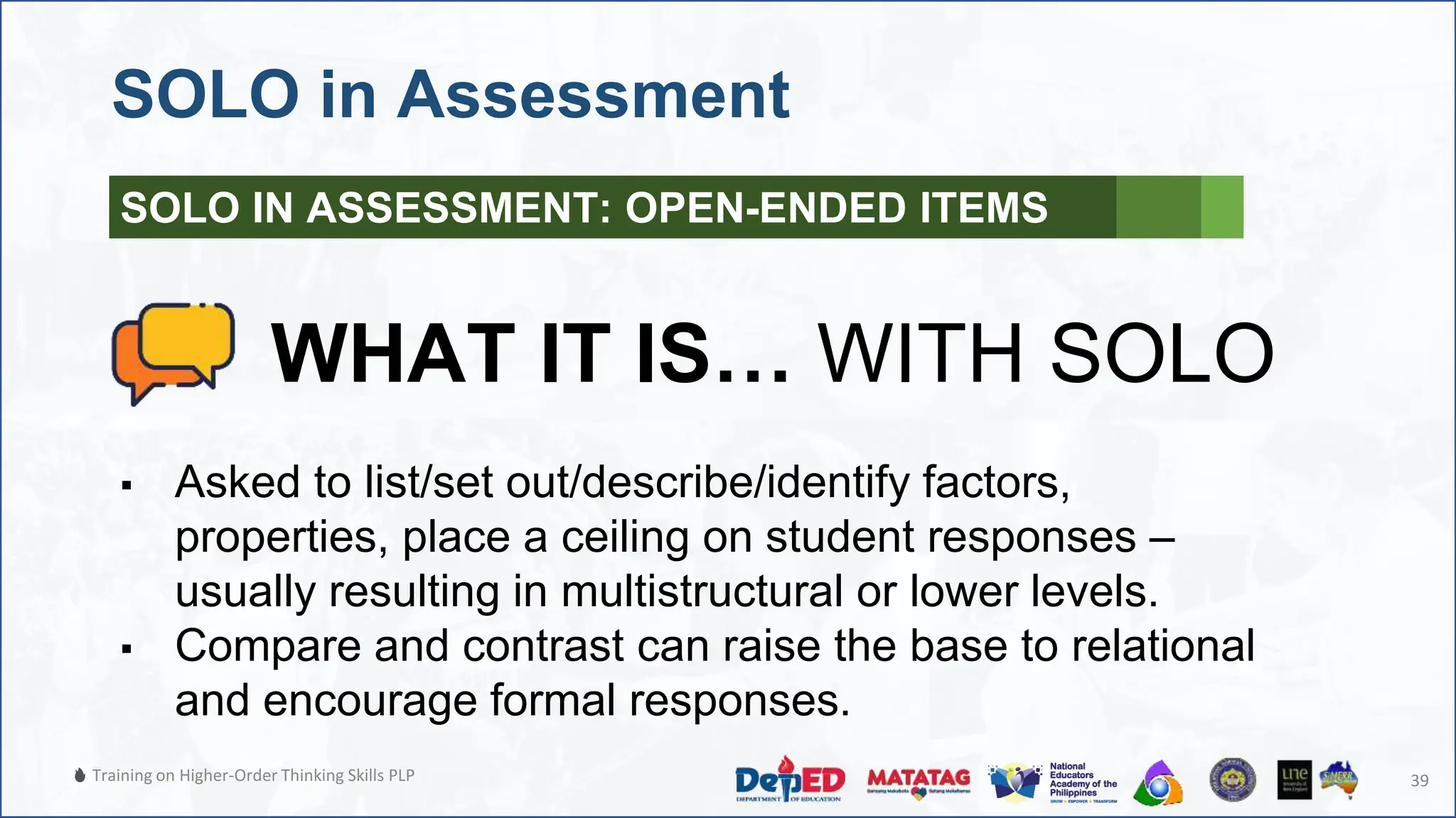 SOLO and HIGHER ORDER THINKING SKILLS in the Classroom.pptx