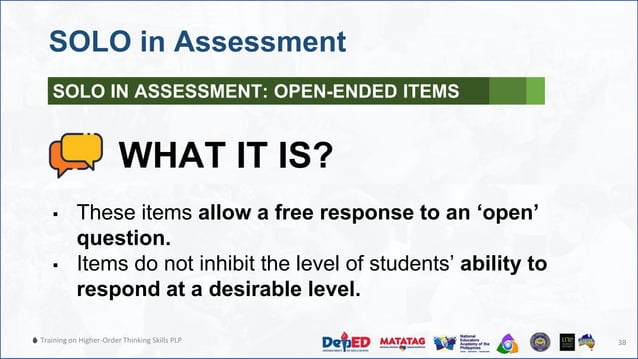 SOLO and HIGHER ORDER THINKING SKILLS in the Classroom.pptx