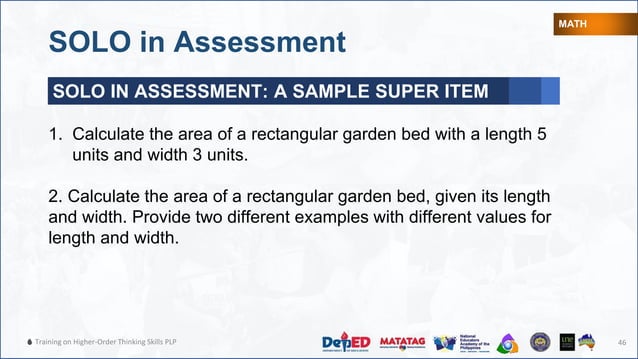 SOLO and HIGHER ORDER THINKING SKILLS in the Classroom.pptx