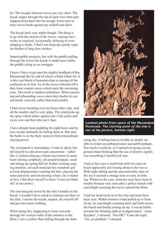 Solo kayaking around Musandam | PDF