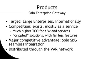 Solo Gateway - Strategic Planning | PPT