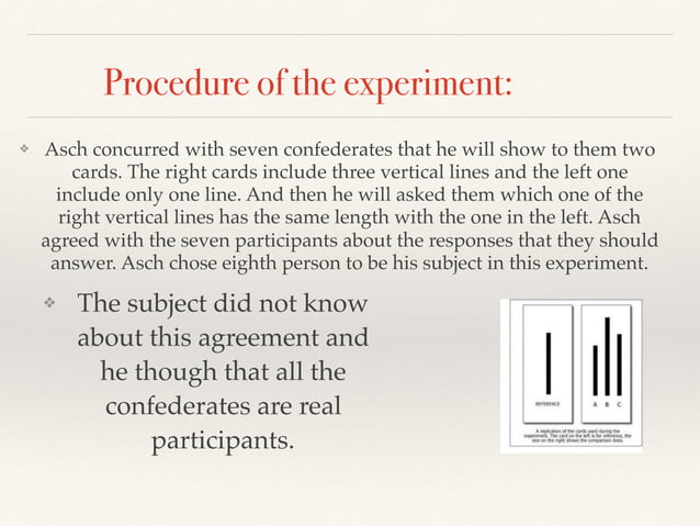 Solomon asch conformity experiment part 1 | PDF