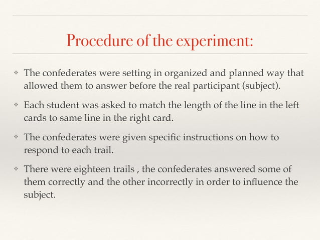 Solomon asch conformity experiment part 1 | PDF
