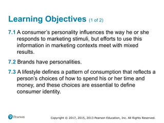 Consumer Behaviour: Lifestyle, Personality and Values. | PPTX