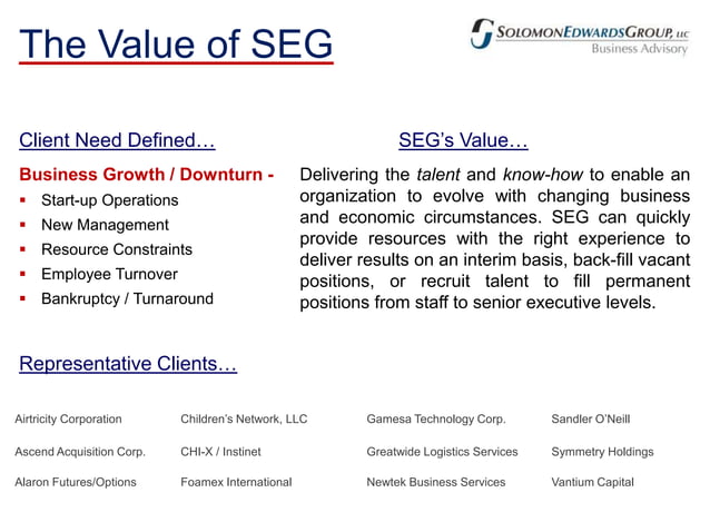 Solomon Edwards Chicago Practice | PPT