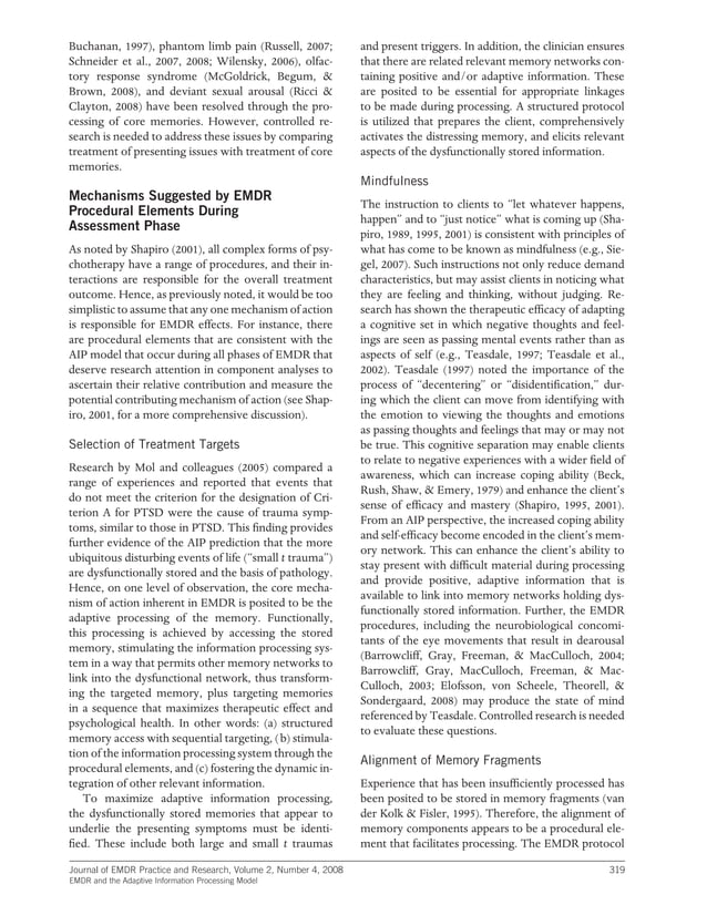 EMDR and the Adaptive Information Processing Model - Solomon e Francine ...