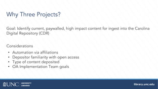 Content Liberation! How Increasing the Institutional Repository Content ...