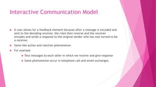 model of communication | PPTX | Computer Networking | Computing