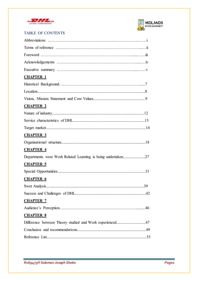 Solomon shoko attachment report | DOCX