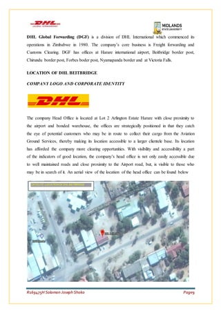 Solomon shoko attachment report | DOCX