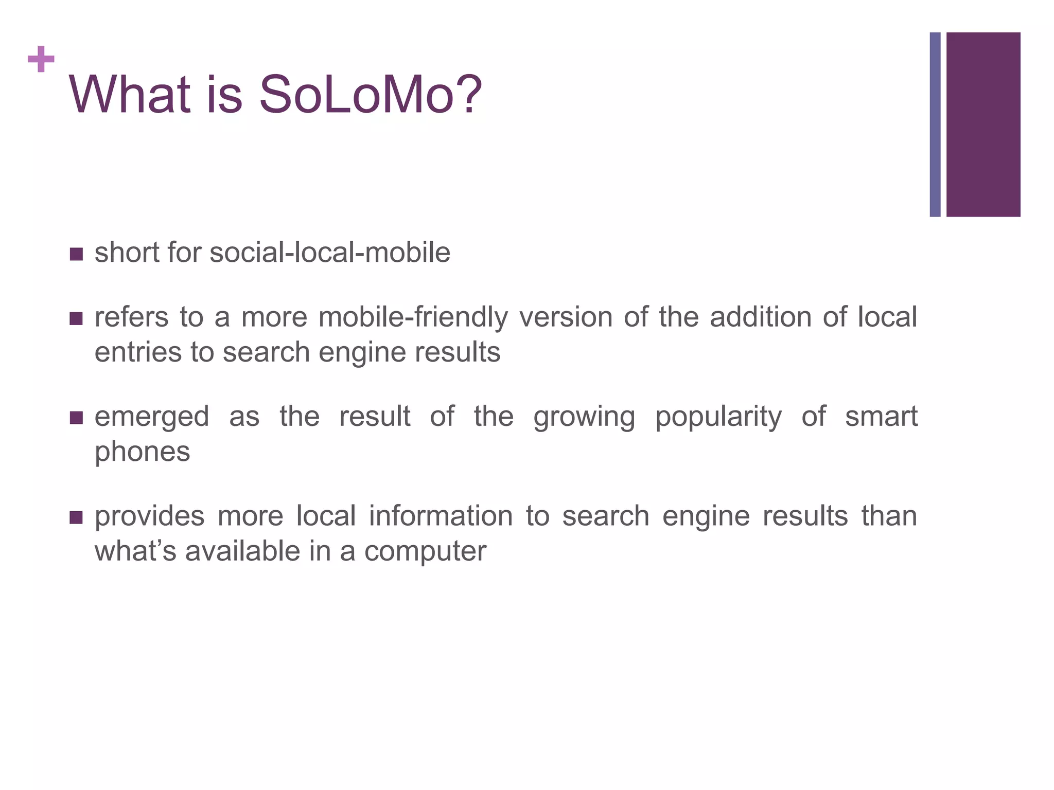 SoLoMo- tion (Jolo Dimaano) | PPT