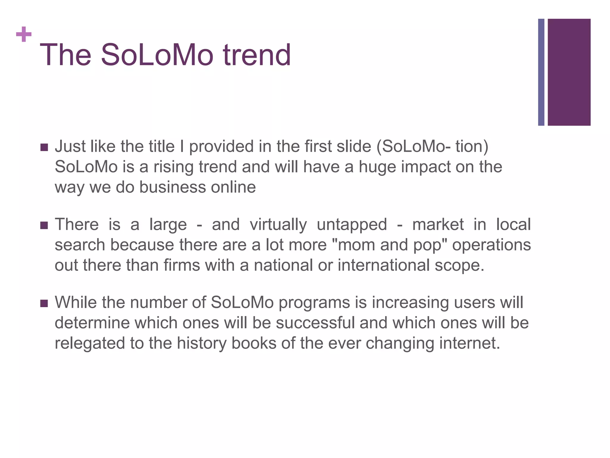 SoLoMo- tion (Jolo Dimaano) | PPT