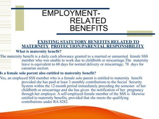 Solo Parent Act of the Philippines or R. A 8972 | PPTX