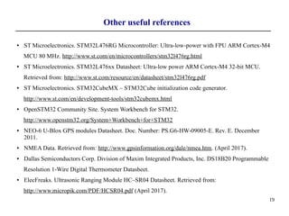 Introduction on STM32 Platform and Presentation of a Water-Level & Temperature Monitoring ...
