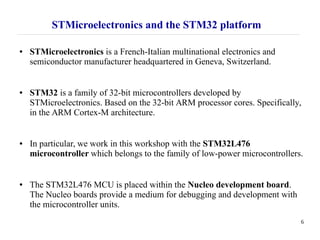 Introduction on STM32 Platform and Presentation of a Water-Level & Temperature Monitoring ...