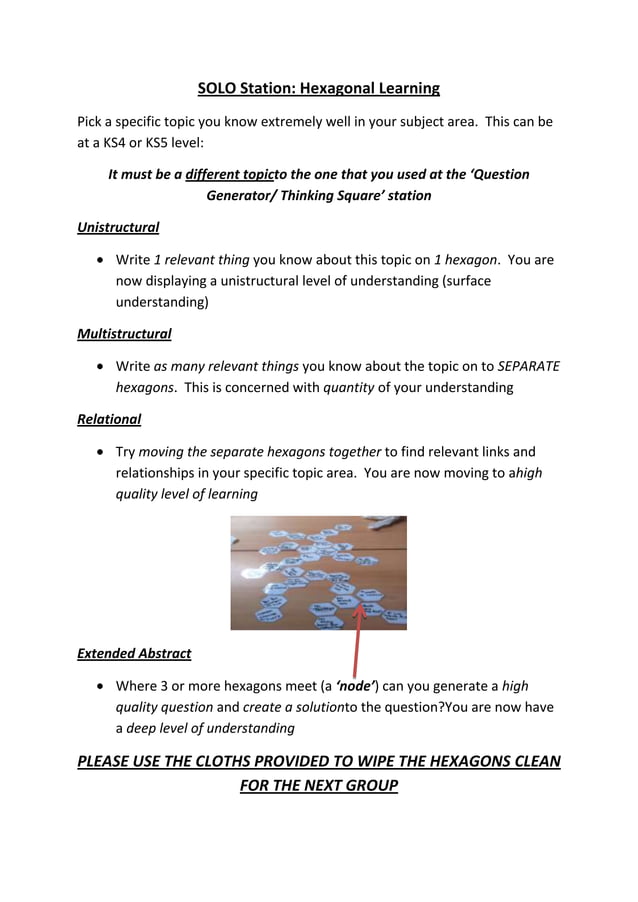 Solo station instructions | PDF